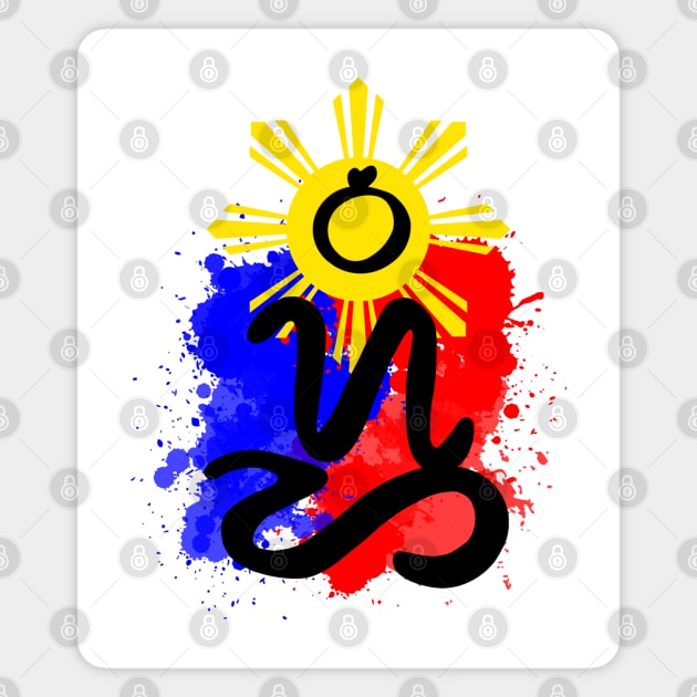Philippine Flag design / Badlit word Bisaya-logo (Visayan People ...